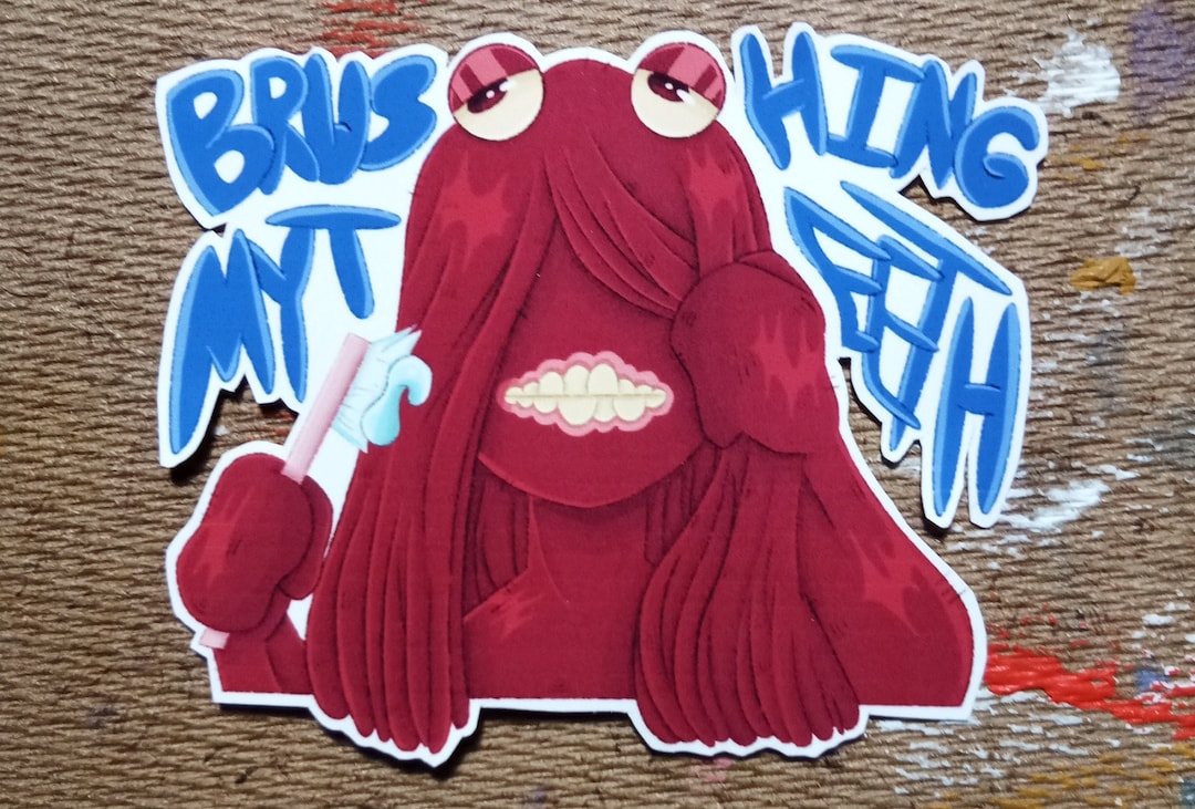 DHMIS Red Guy Sticker - Etsy