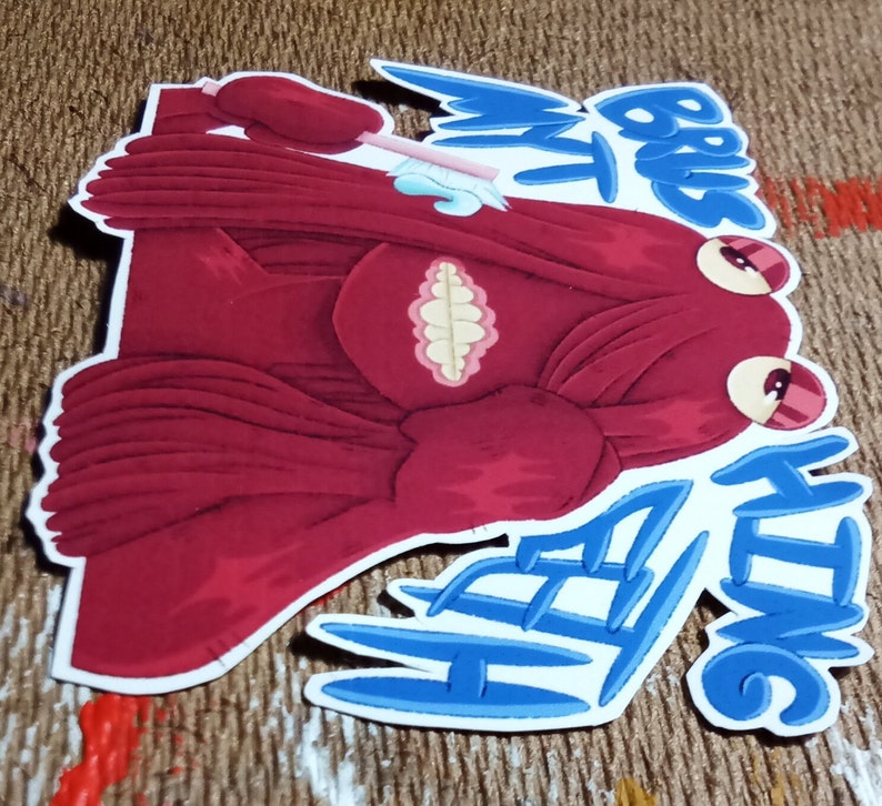 DHMIS Red Guy Sticker - Etsy