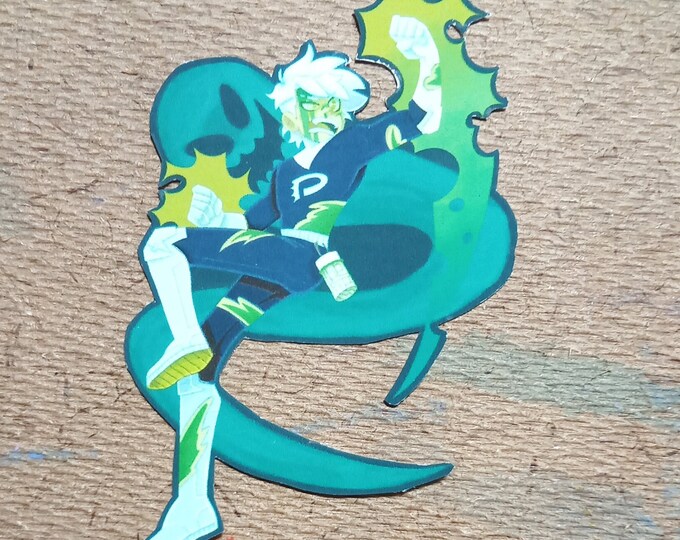 Danny Phantom Fighting Sticker - Etsy