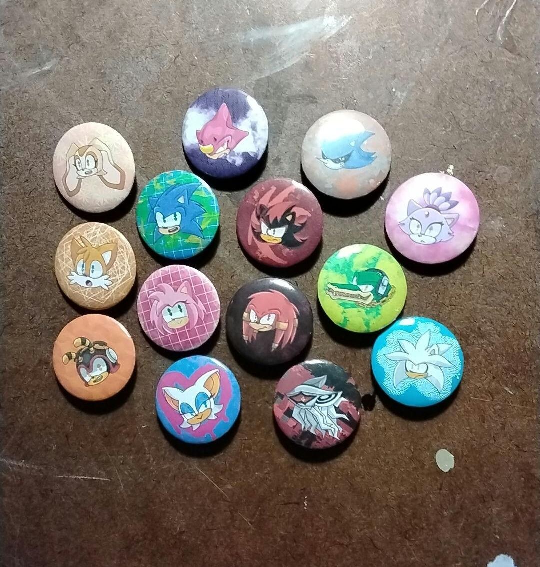 Sonic Friends and Enemies Pins - Etsy