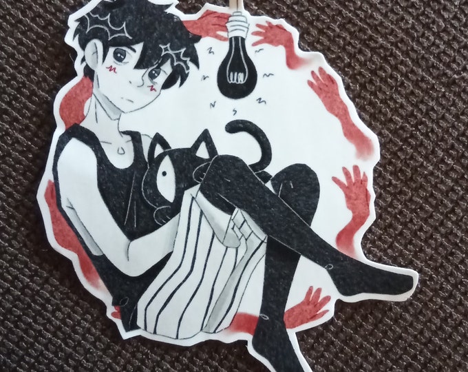 Omori and Mewo Sticker - Etsy