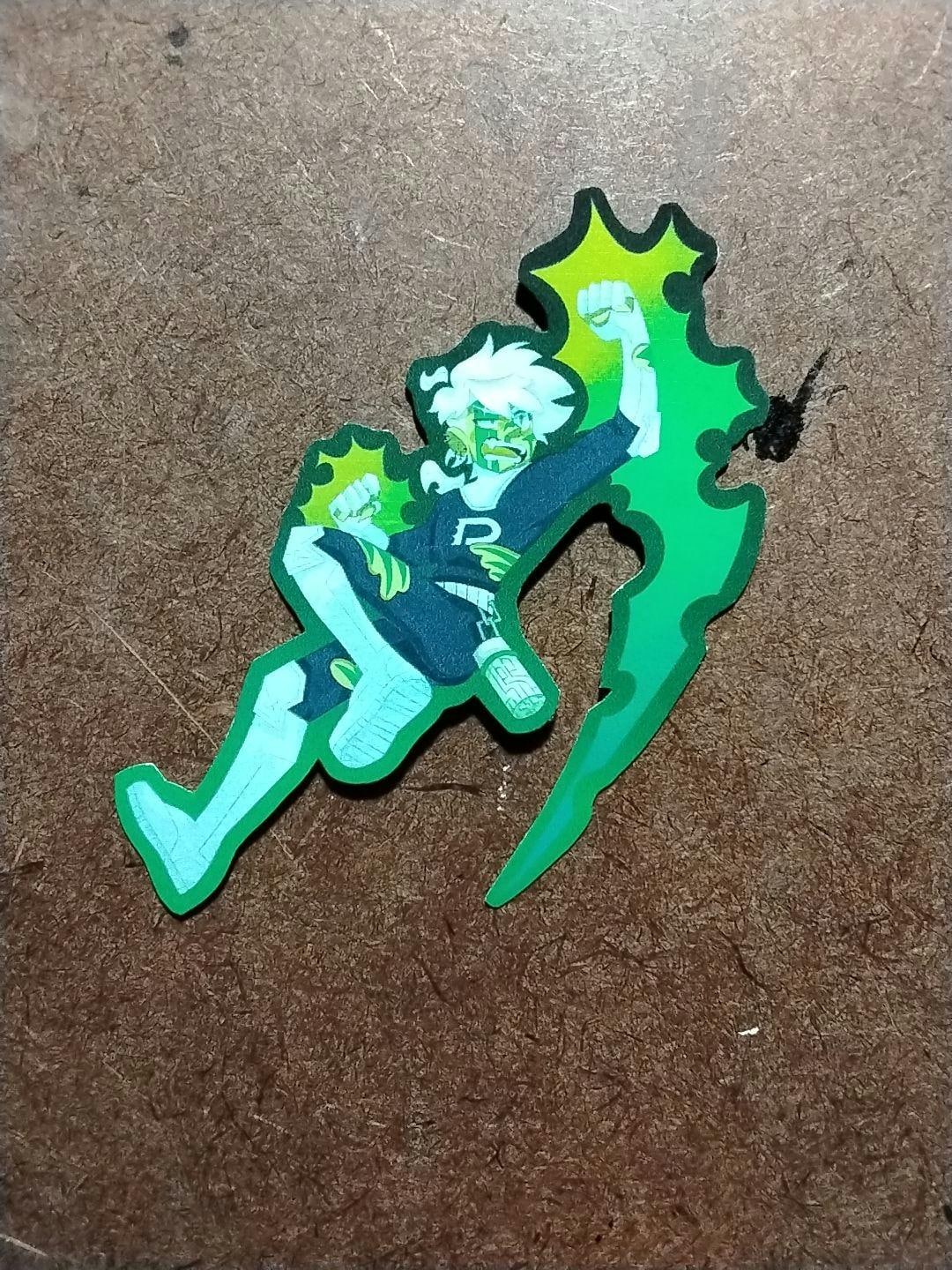 Danny Phantom Fighting Sticker - Etsy
