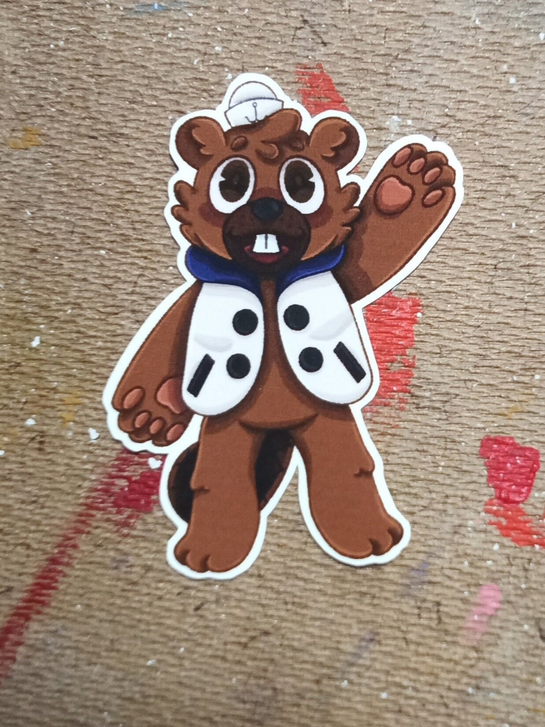 Bucky the Beaver Sticker - Etsy