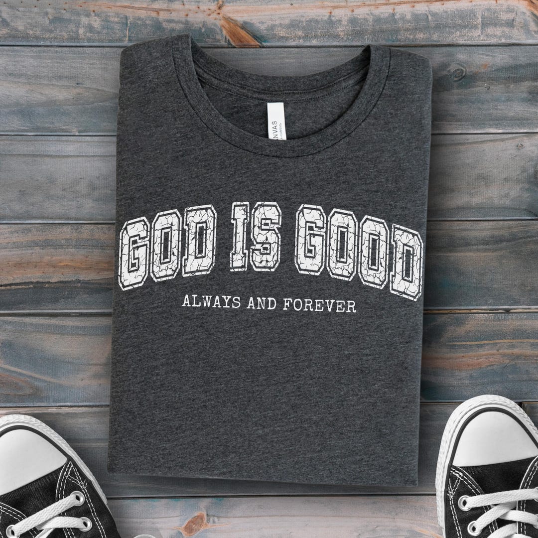 Christian T-shirt, God is Good Vintage Tee, Child of God Shirt, Jesus ...