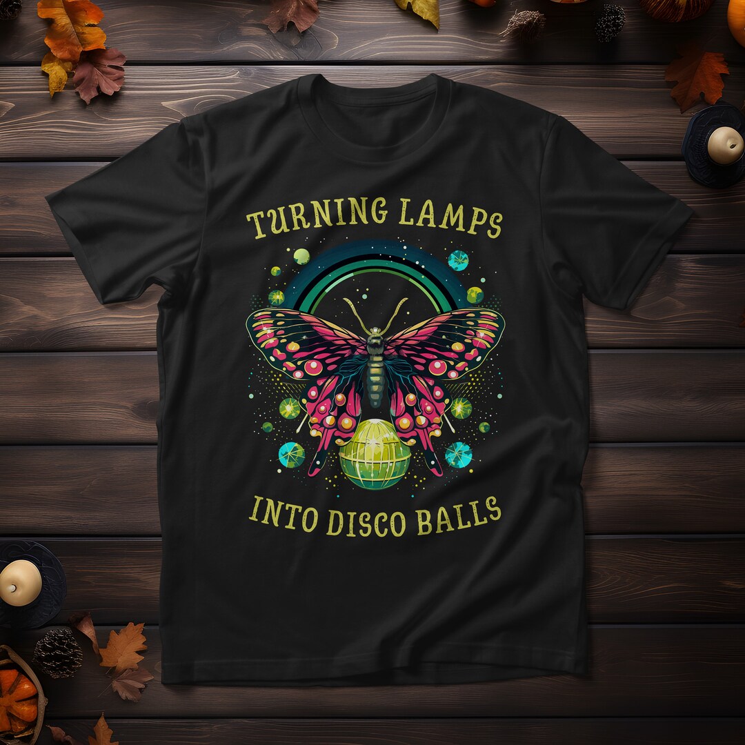 Cecropia Moth Turning Lamps Into Disco Balls Unisex Cotton - Etsy