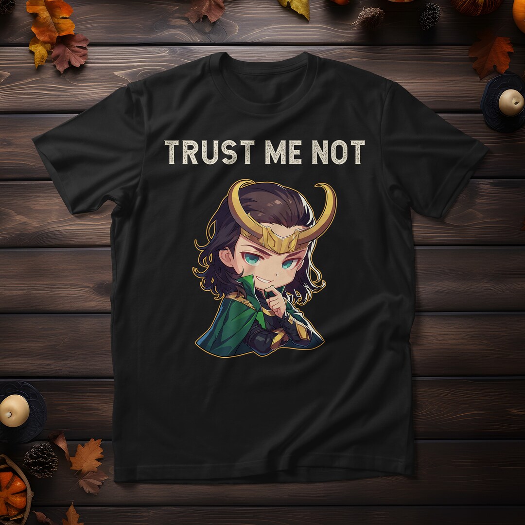 Loki Plotting Trust Me Not T-shirt, Vintage Mythology Tee, Trendy ...