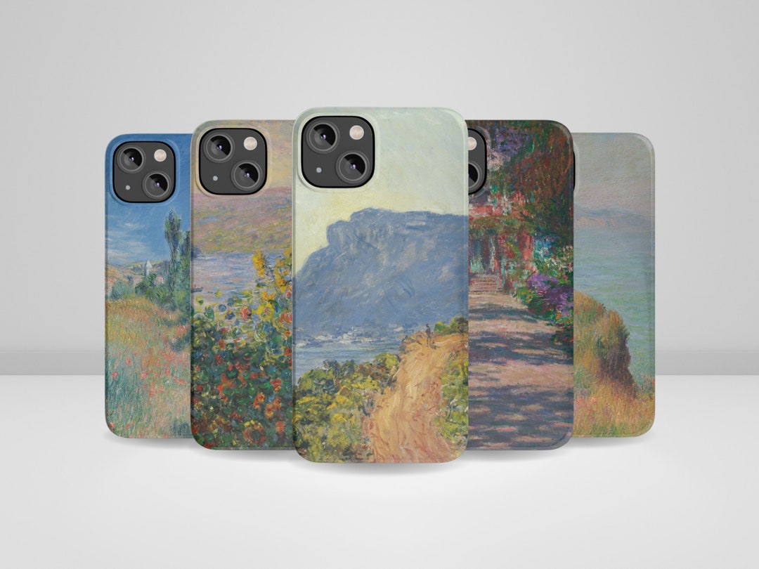 Claude Monet Phone Case Nature Landscape Phone Case for iPhone 15, iPhone 14 Plus, iPhone 14 Pro ...