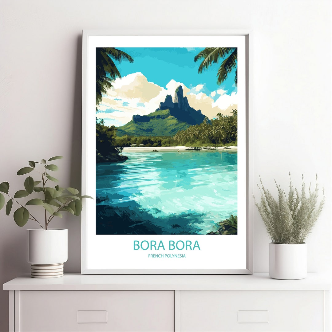 Bora Bora Wall Art Instant Download Print Art Decor Wall Art Printable ...