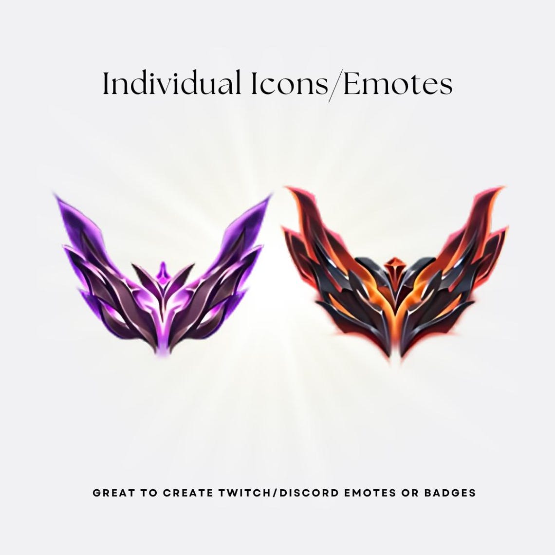 League of Legends Rank Twitch Badges as PNG to Create Emotes on Servers ...