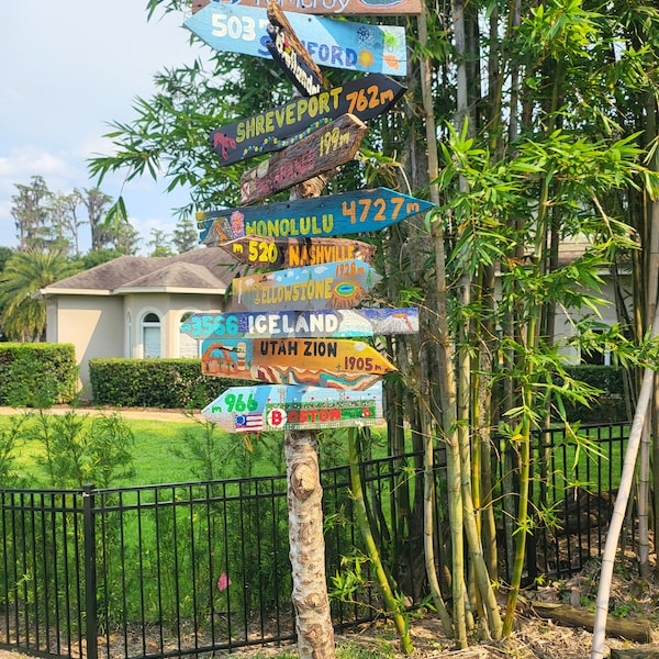 Personalized Directional Signs - Etsy