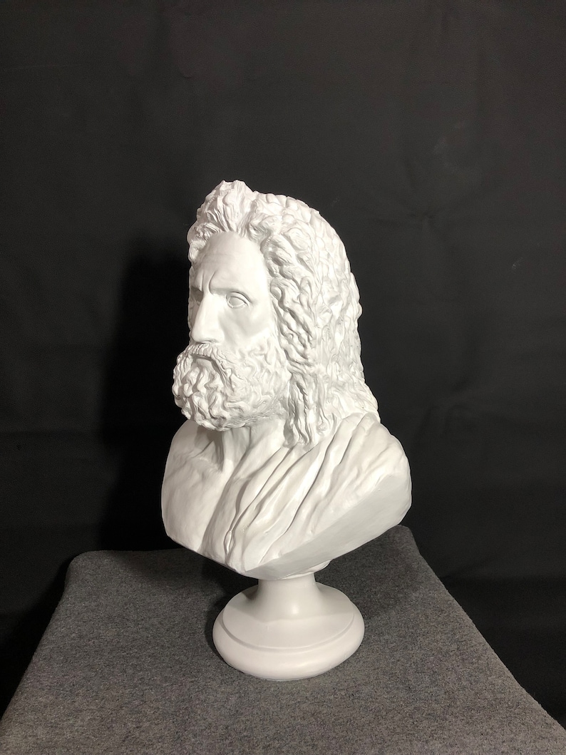 Statue, Zeus, God, Greek God, Dad God, Hand Made, Home Decor - Etsy