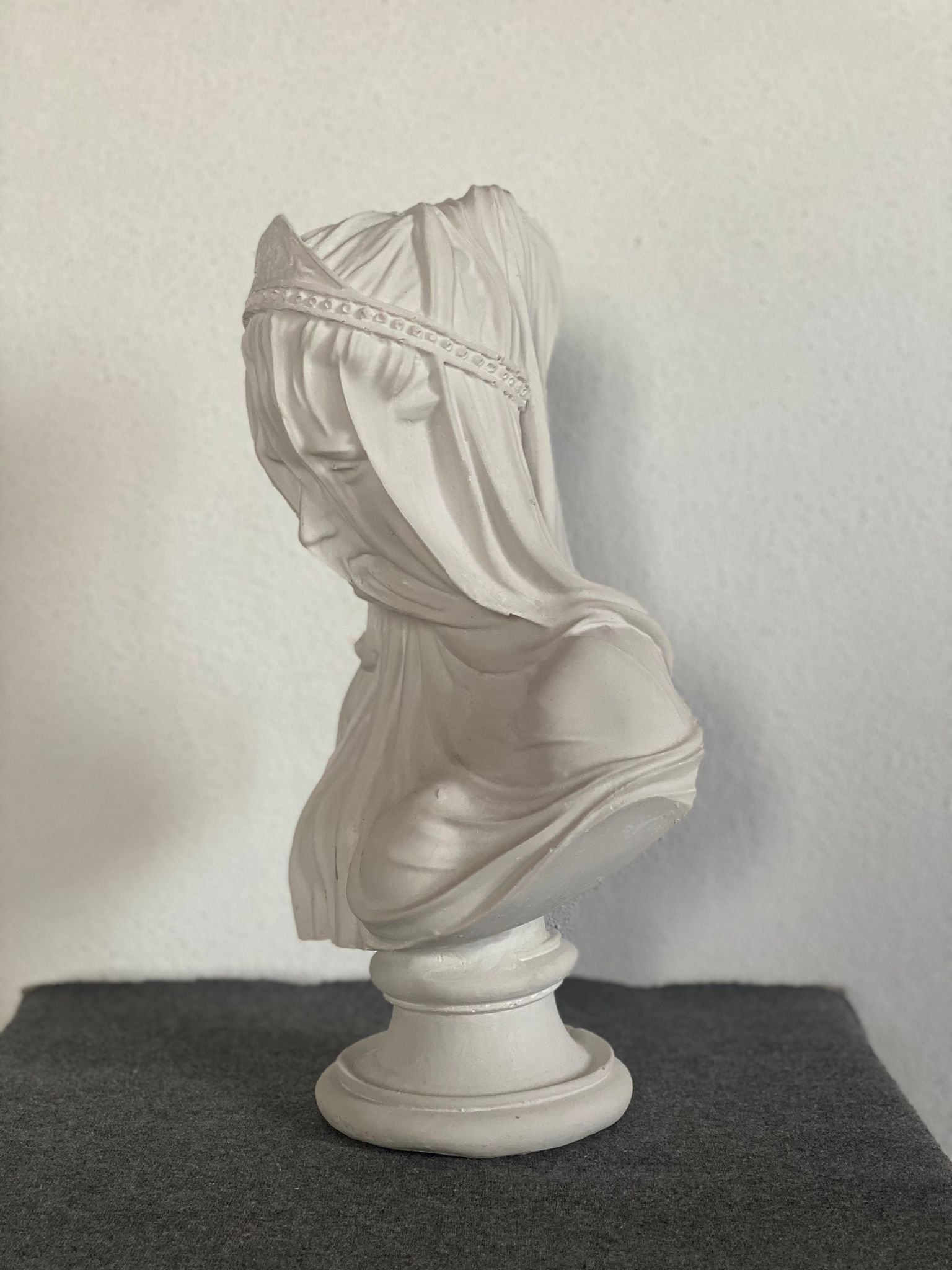 Veiled Lady Bust, Virgin Lady Statue Sculpture, Large Female Statue,the ...