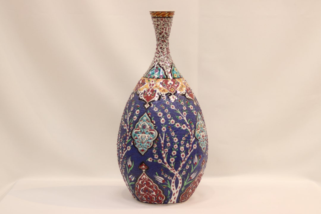 Ceramic, Handmade Ceramic Vase, Turkish Ceramis Vase, Ceramic Pottery ...