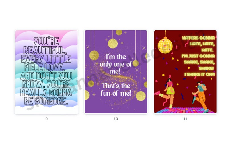 Taylor Swift Classroom Posters Inspirational Lyrics - Etsy