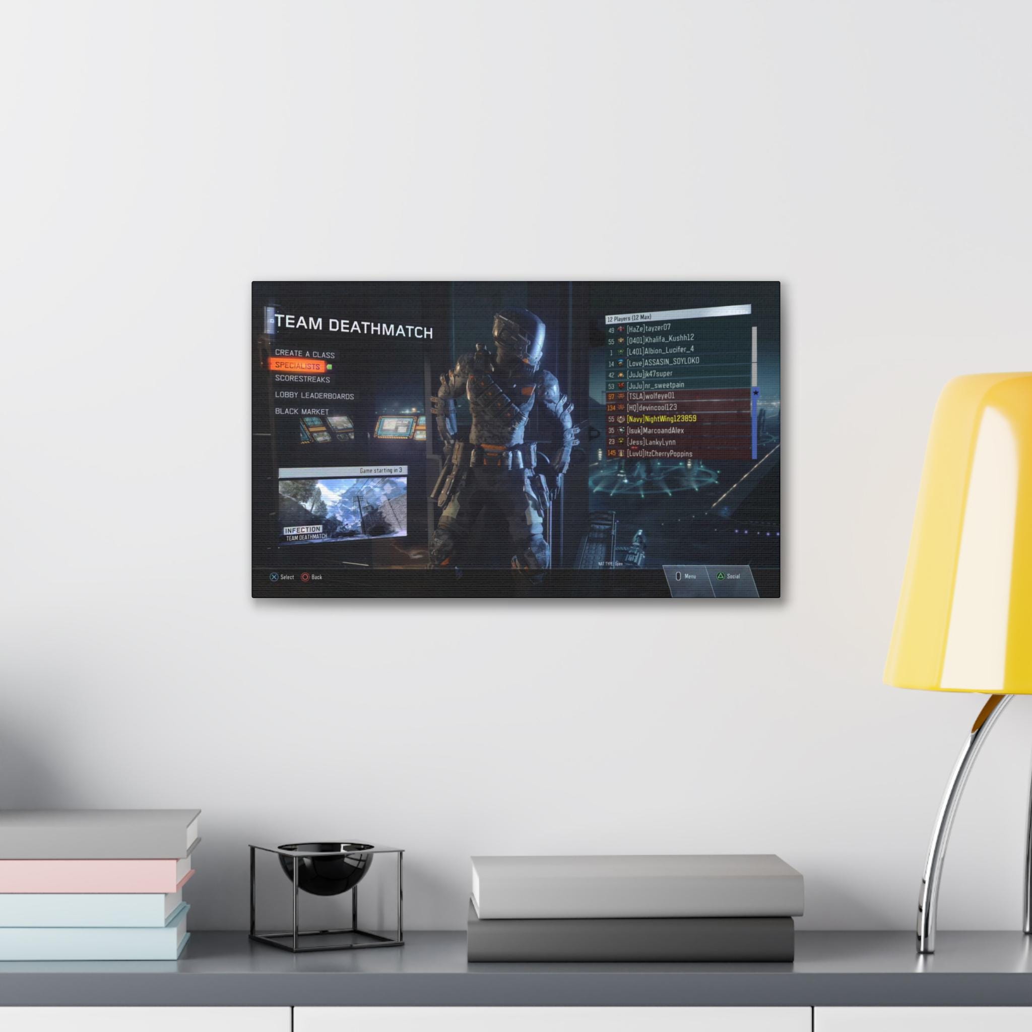 Call of Duty Black Ops 3 Lobby Loading Screen Canvas - Etsy