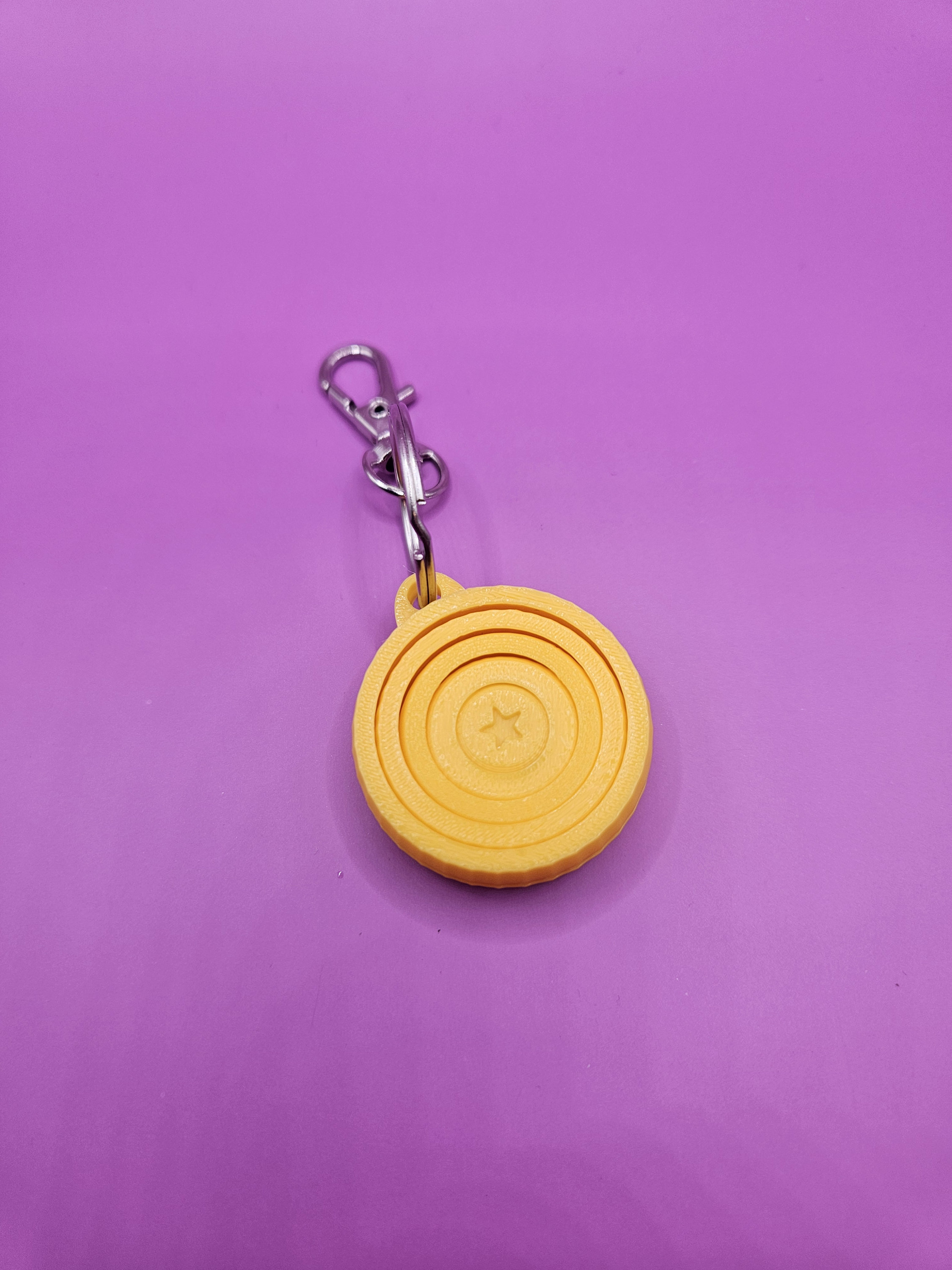 Keychain Fidget Spinner Gyroscope 3d Printed ADHD, ADD, Anxiety ...