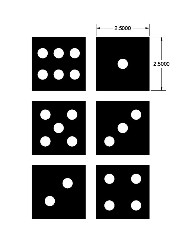 DIY Weld Dice Cube .dxf File - Etsy