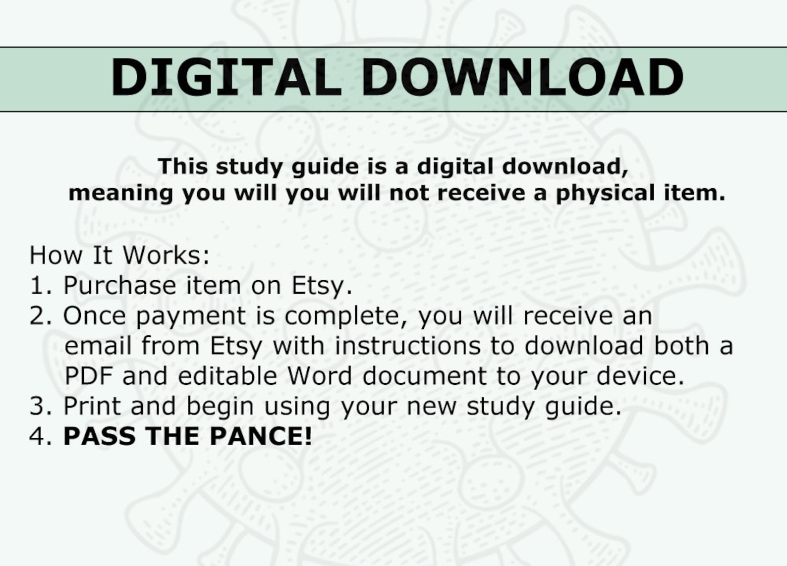 Infectious Disease Complete Study Guide / PANCE Blueprint / Chart ...