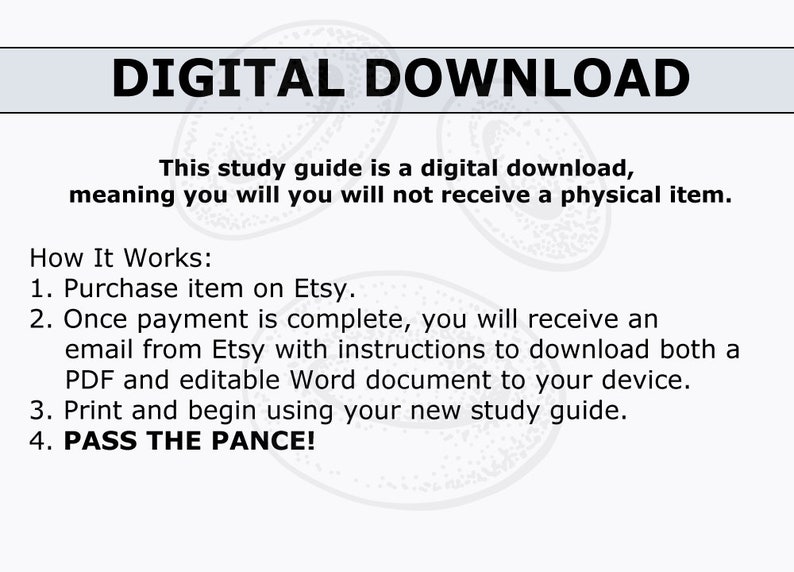 Hematology Complete Study Guide / PANCE Blueprint / Chart / Physician Assistant / Nurse ...