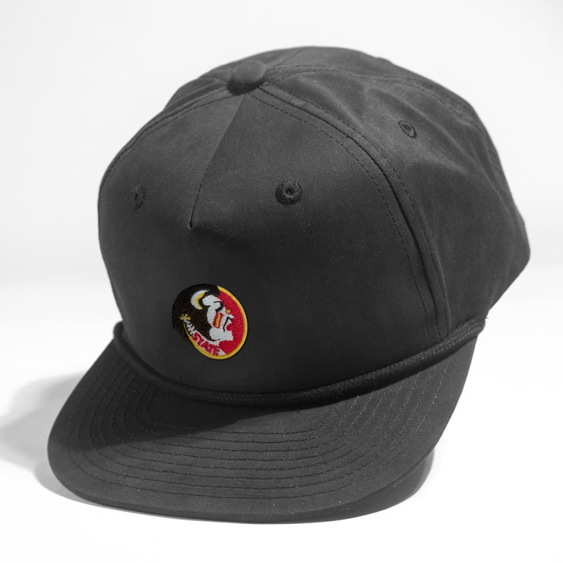 Florida State Seminoles FSU Black Rope Snapback Hat Unisex Vintage ...