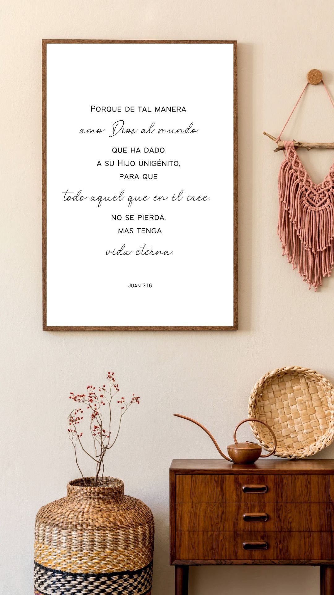 Juan 3:16 Spanish Bible Verse Printable Art (digital Download) - Etsy