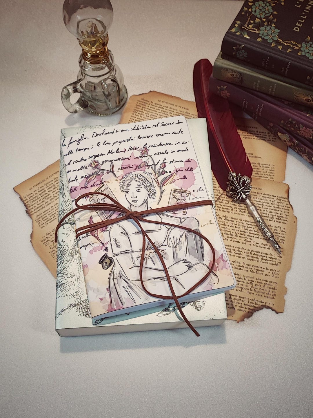 Jane Austen Handmade Literary Notebook - Etsy