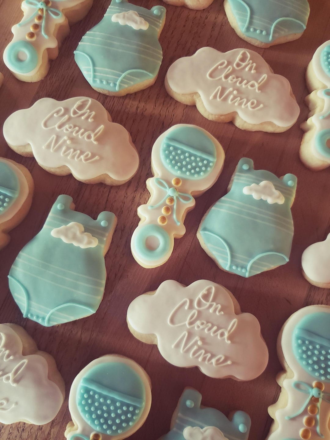 On Cloud Nine Baby Shower Cookies - Etsy