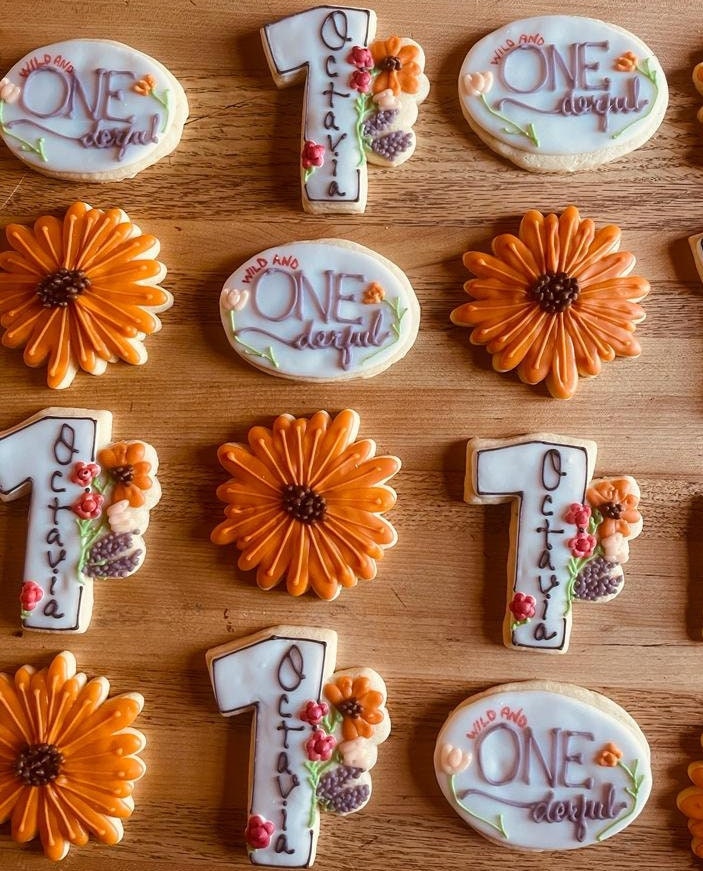 Onederful Cookies for One Year Old Baby Birthday Wild and Onederful ...