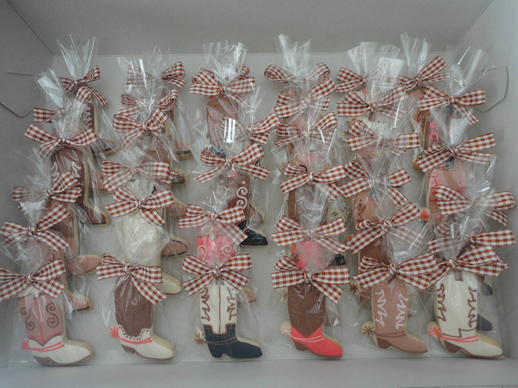 Cowboy Boots Cookies Western Theme Cookies Cowboy Boot Cookie Favors - Etsy