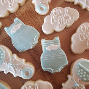 On Cloud Nine Baby Shower Cookies - Etsy