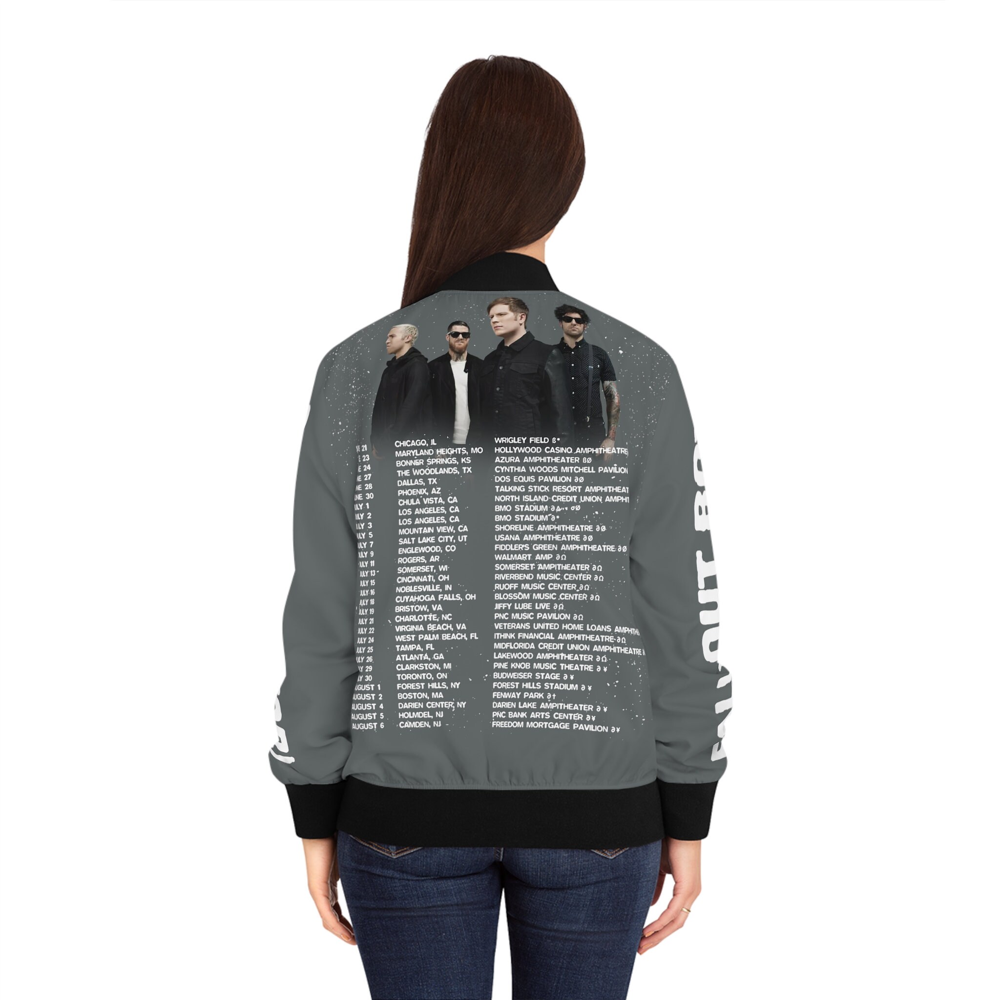 Fall Out Boy Women's Bomber Jacket Designed & Sold By Freddi ...