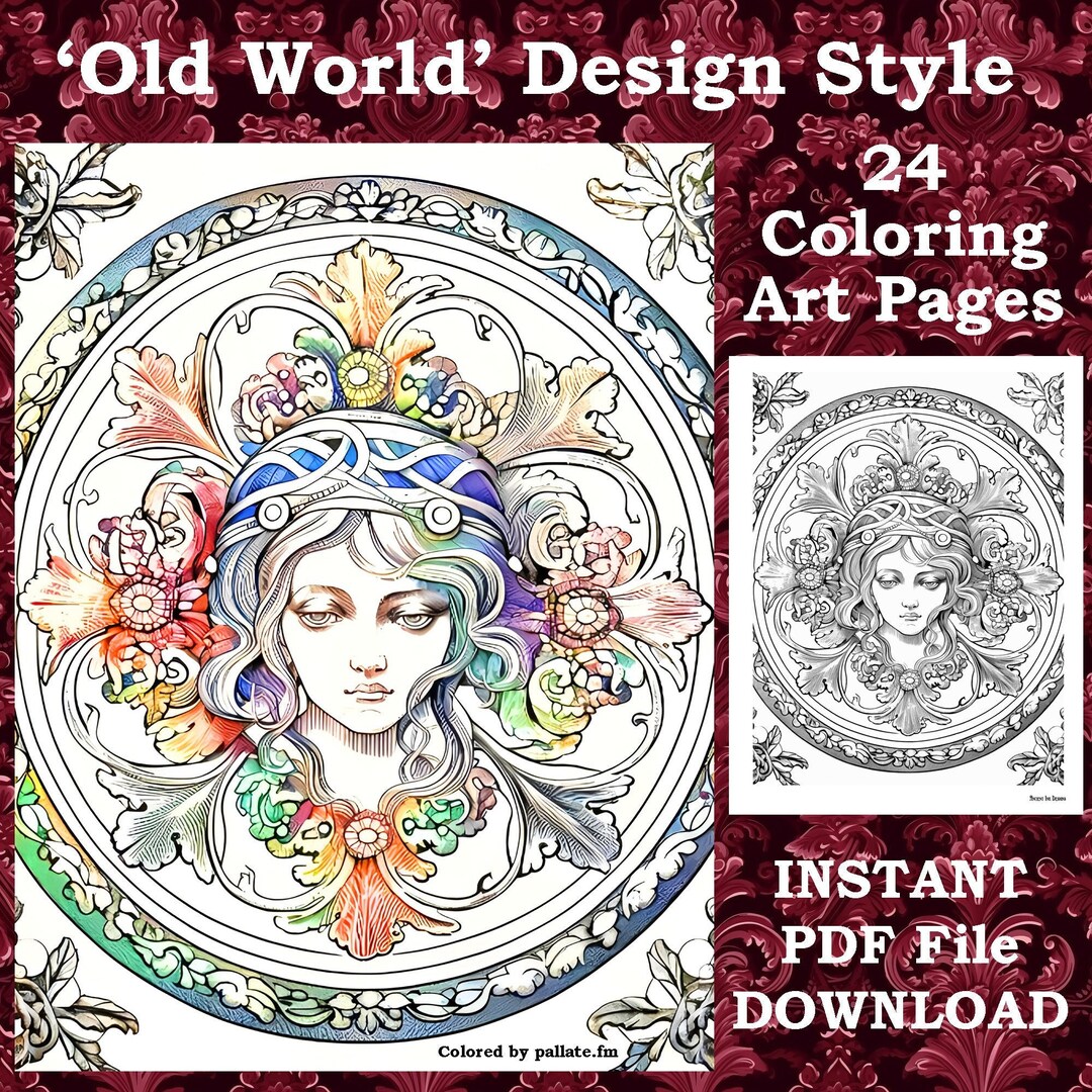 Vintage Antique Style 24 Old World Style Classical Design - Etsy