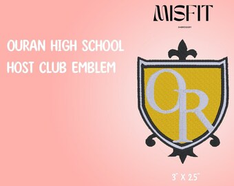 Ouran High School Host Club Embroidered Iron on Patch Iron on Applique ...