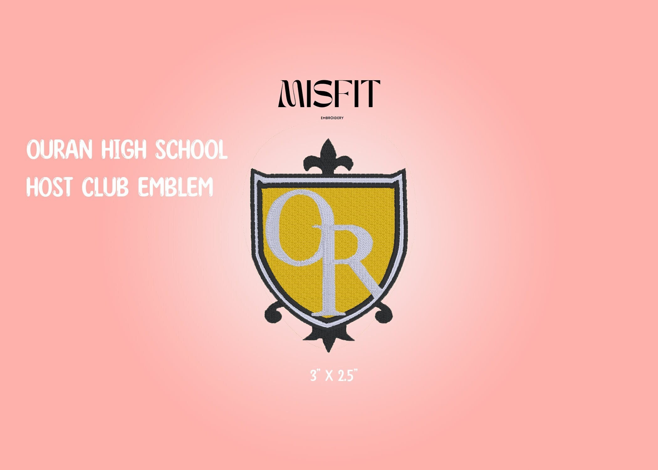Ouran High School Host Club Emblem Patch - Etsy