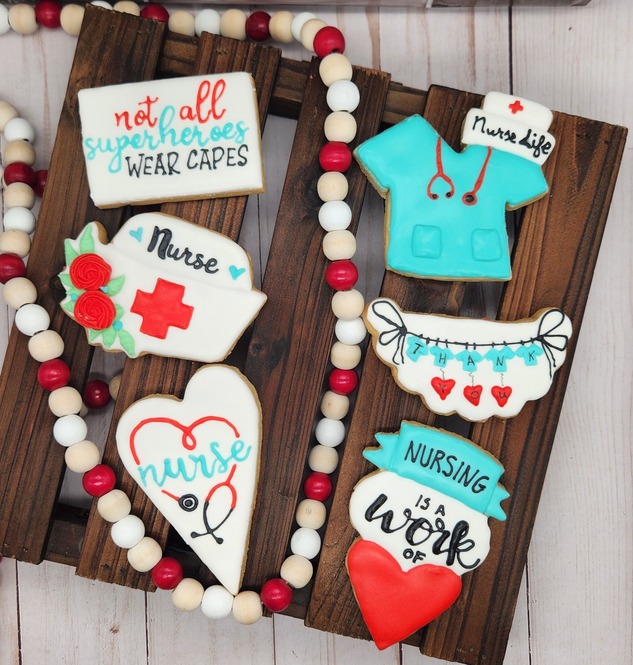 Nurse Appreciation Cookies, Nurse Gift, First Responder, Thank You Gift ...