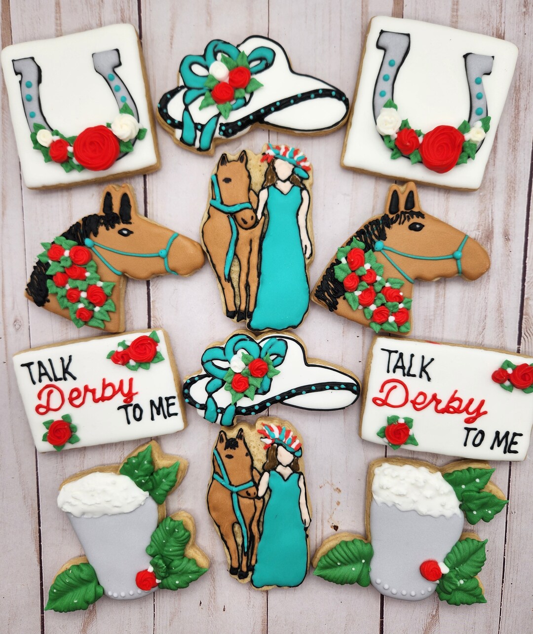 Kentucky Derby Cookies, Derby Gifts, Horse Cookies, Kentucky Derby ...
