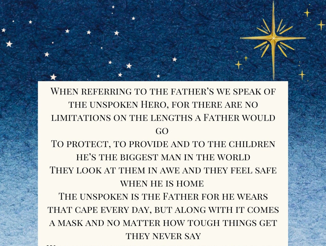Fathers Poem - by Havva Ramadan, Downloadable Digital Art of Poem ...