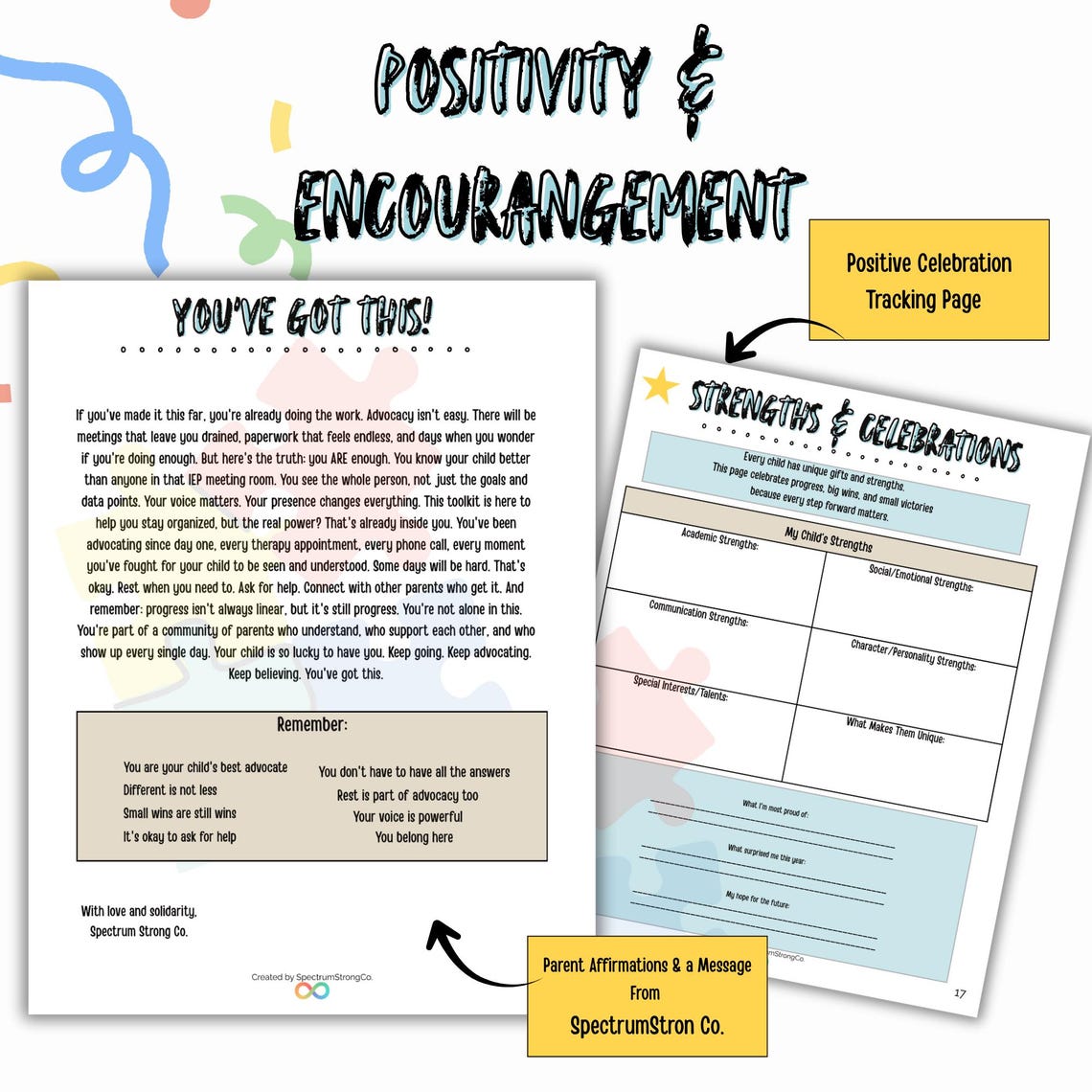 IEP Toolkit Printable: Autism Parent Planner & Goal Tracker (PDF) - Etsy