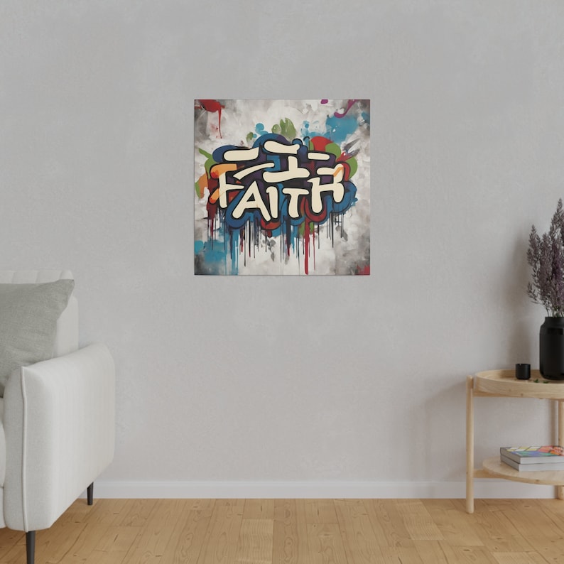 Faith Graffiti Faith Graffiti Artwork Faith Graffiti Print - Etsy