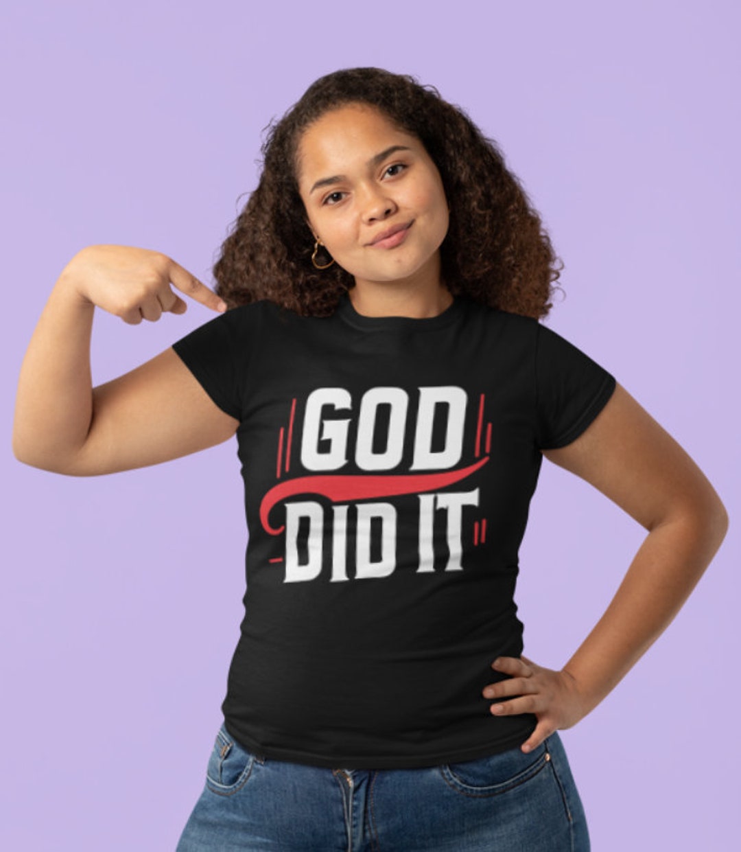 God Did It, Christian Template, Easter Digital Template, Gift for Her ...