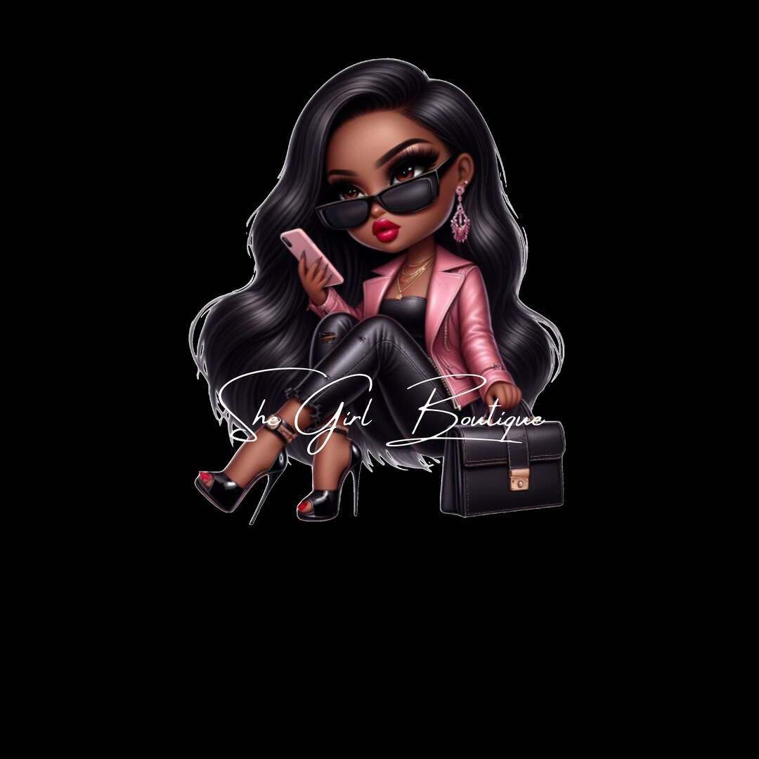 Digital Chibi Girl, Chibi Beauties, Pink Chibi Beauties, Pink Girl ...