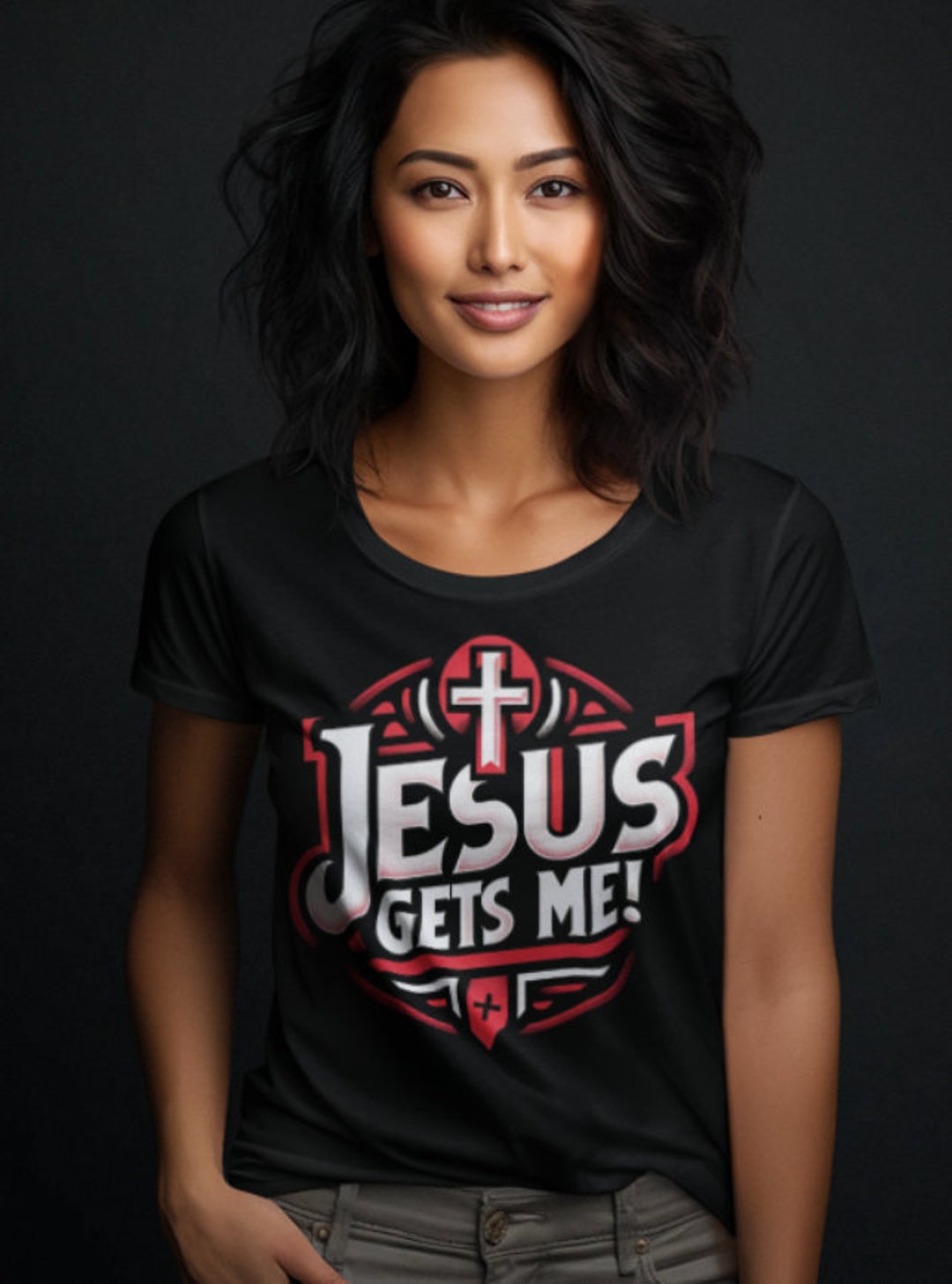 Jesus Gets Me, Christian Template, Christian Digital Template, Gift for ...