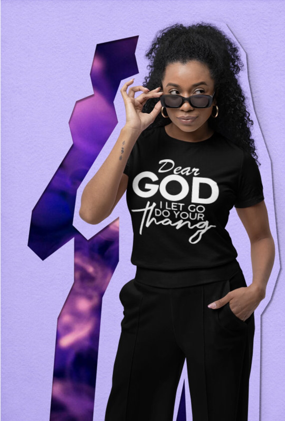 Christian Digital Template Christian SVG Dear God Do Your Thang ...