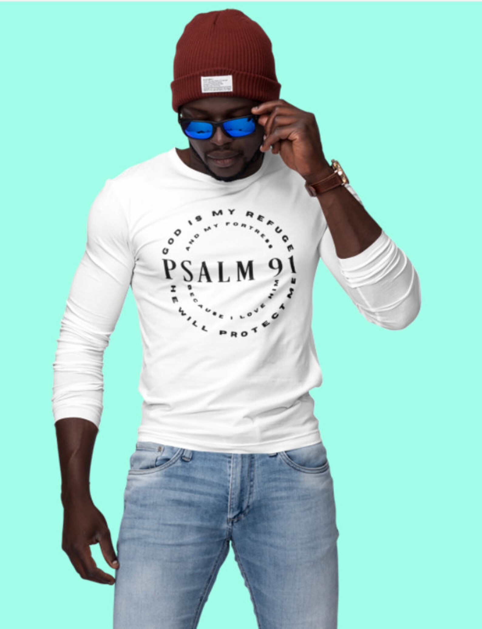 Psalm 91 Vinyl Temple, Christian Digital Template - Christian SVG ...