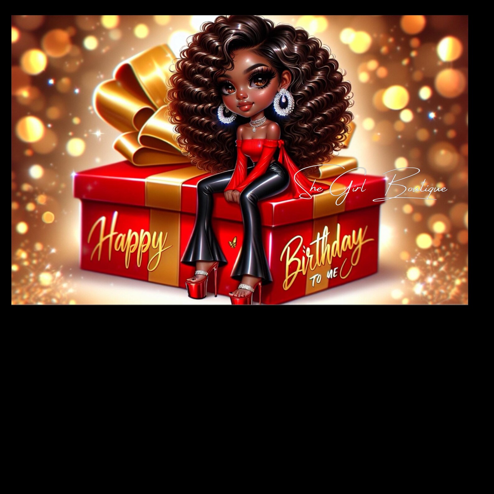 Happy Birthday 2 Me Digital Template, Birthday Template - Digital SVG ...