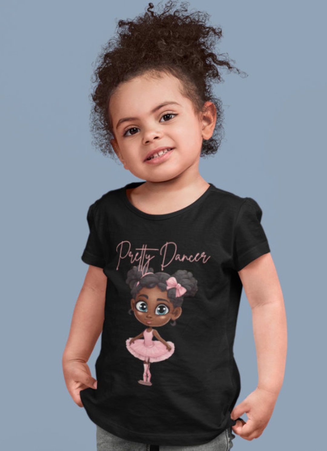 Pretty Dancer (little Girl) - Children SVG - Children DTF - Ballerina ...