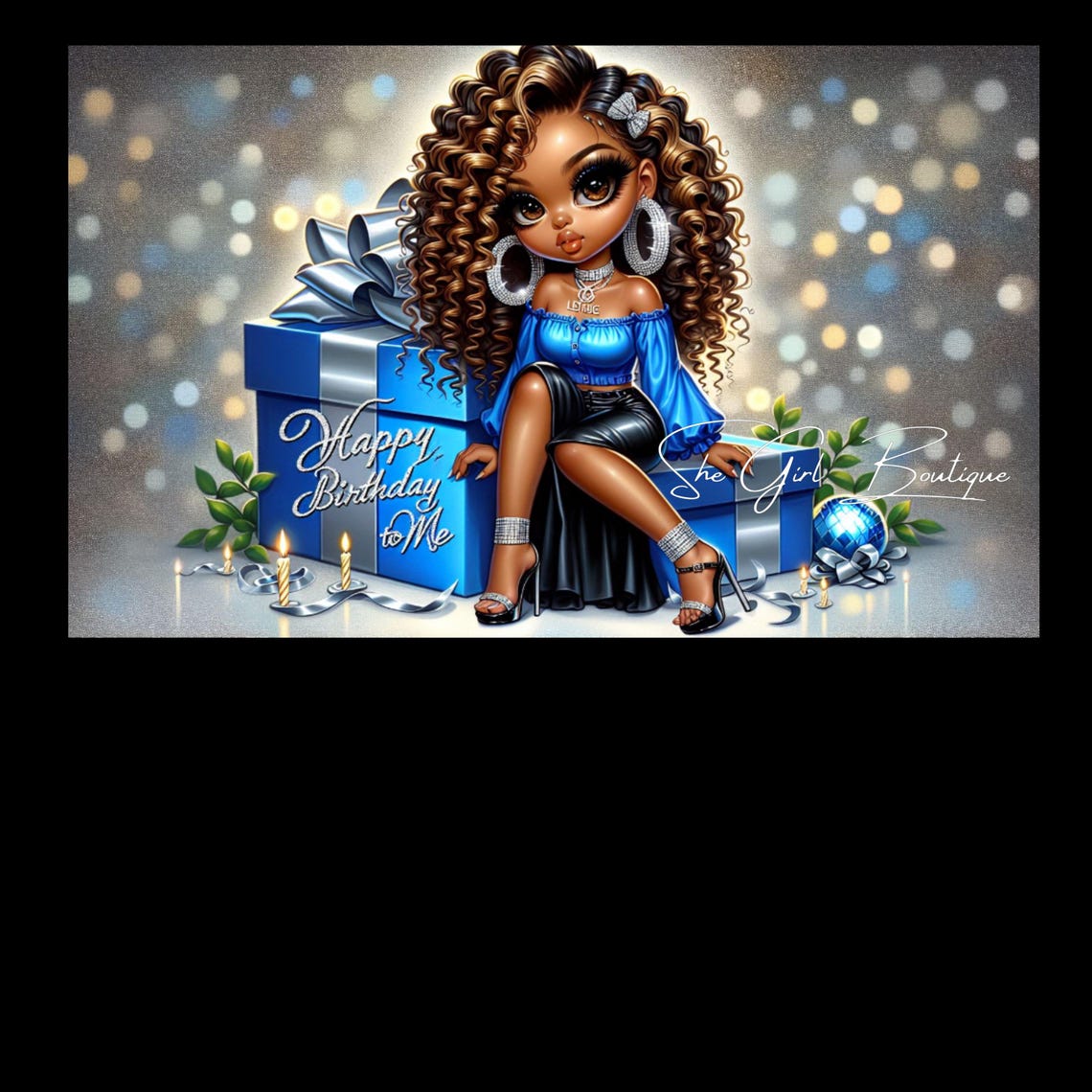 Happy Birthday 2 Me Digital Template, Birthday Template - Digital SVG ...