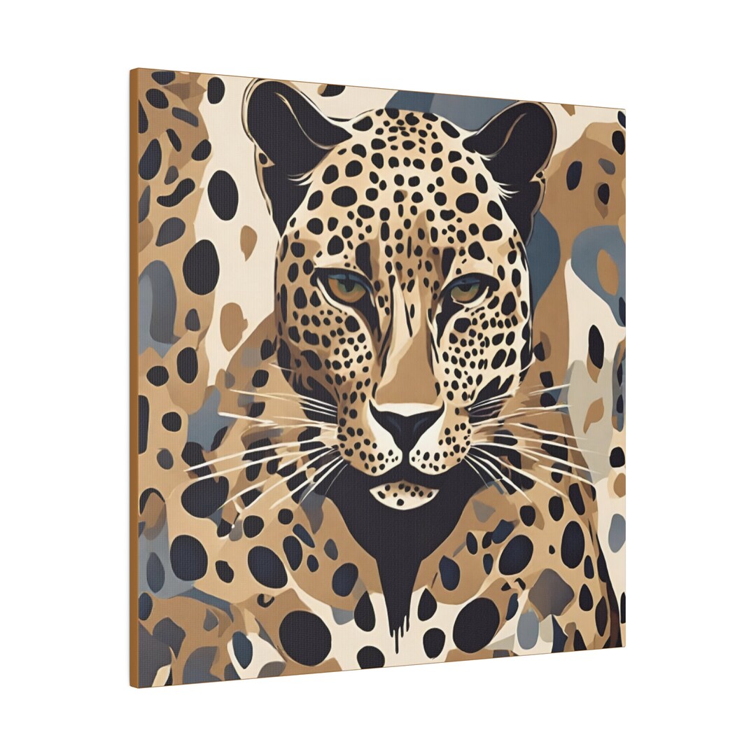 Wall Decor | Wall Art | Abstract Leopard Decor | Leopard Artwork ...