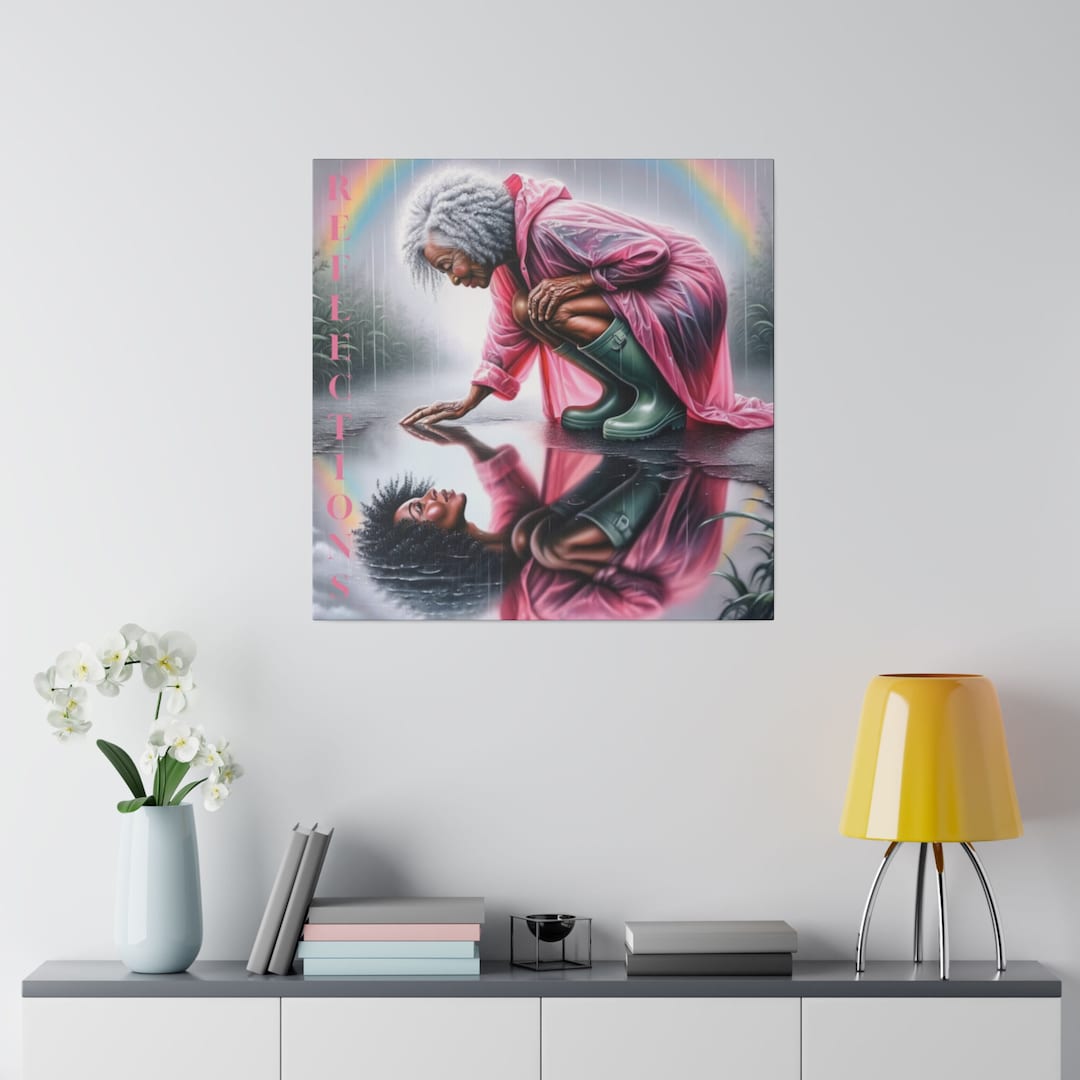 Inner Self Reflection | Self Reflections Artwork | African American ...