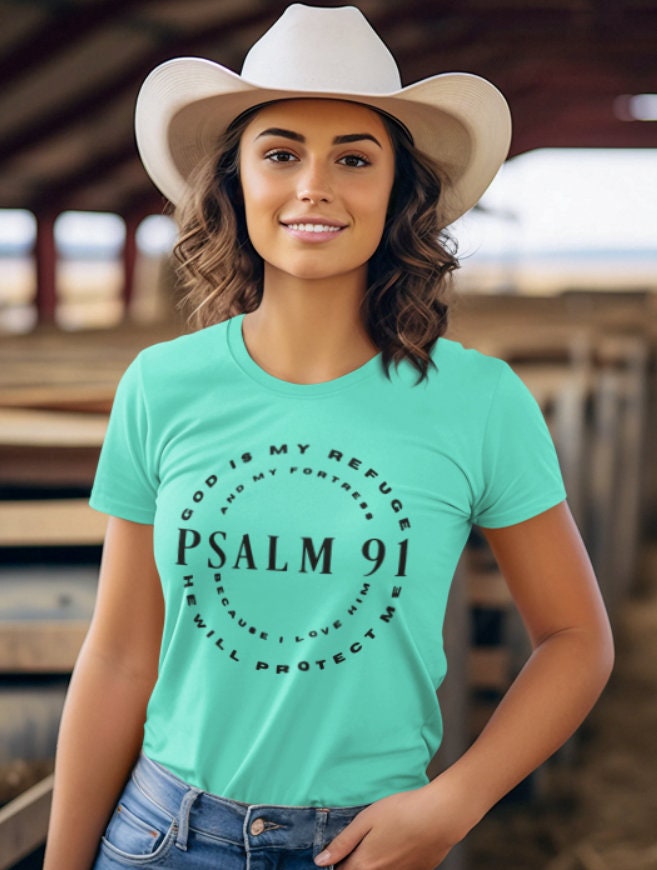 Psalm 91 Vinyl Temple, Christian Digital Template - Christian SVG ...